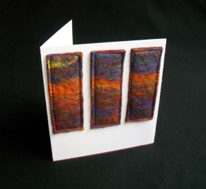 Handmade Greetings Cards Using Felt | feltingandfiberstudio