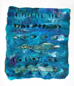 Surface Design Using Resists – Felting and Fiber Studio