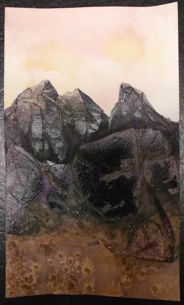 Tutorial on Adding Details to Simple Painted Landscapes – Felting and ...