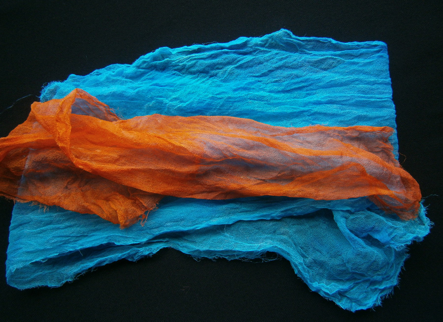 Dyeing Silk – Felting and Fiber Studio