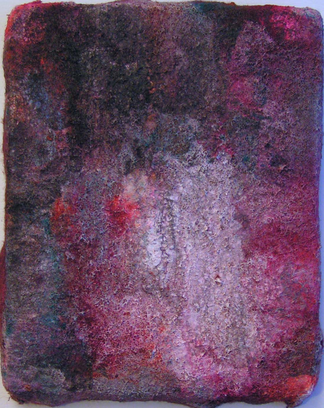Poured Paint Dry Felt – Felting and Fiber Studio