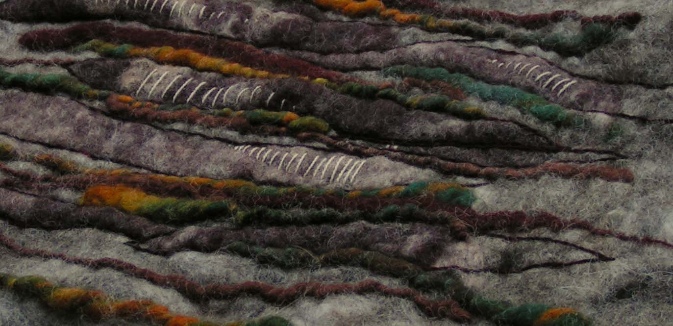 Side View Fossils – Felting and Fiber Studio