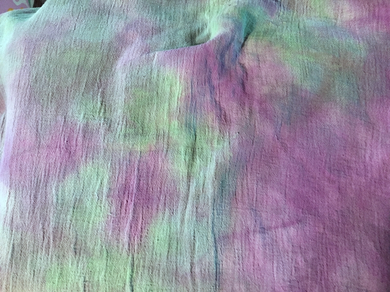 Cotton dyed and some new fibre. – Felting and Fiber Studio