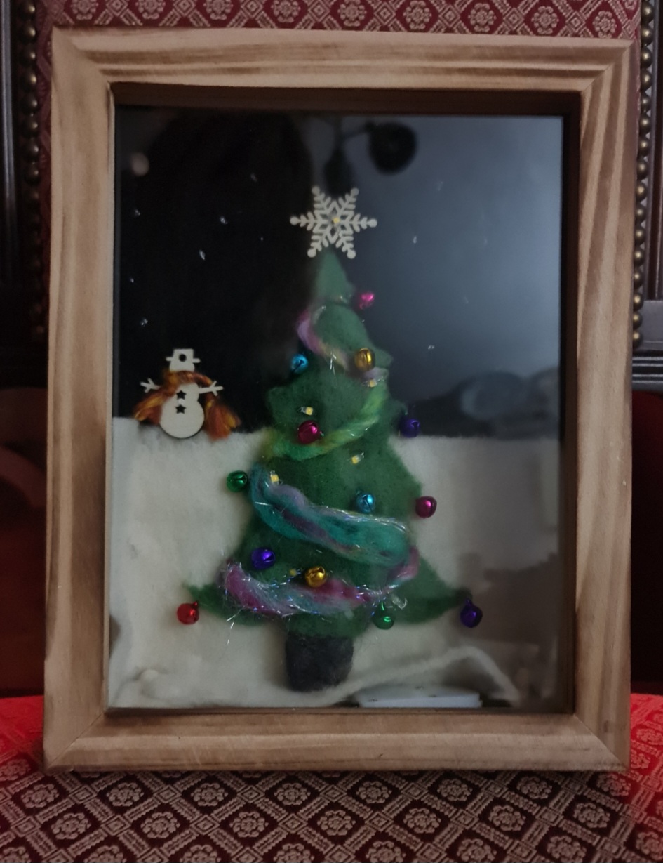 Capi’s card by Lisa 01 – Felting and Fiber Studio