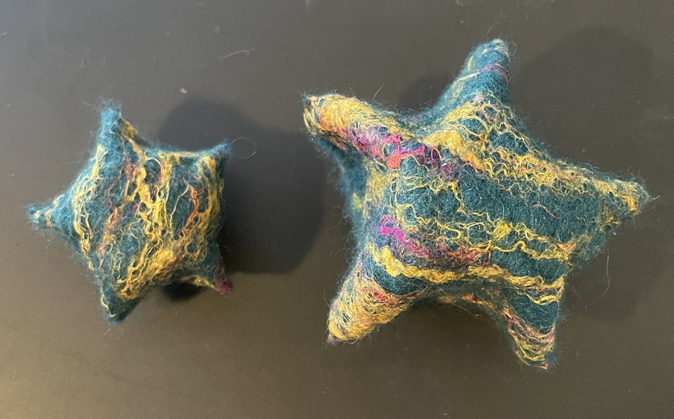 How to Make a 3D Felt Star – Felting and Fiber Studio