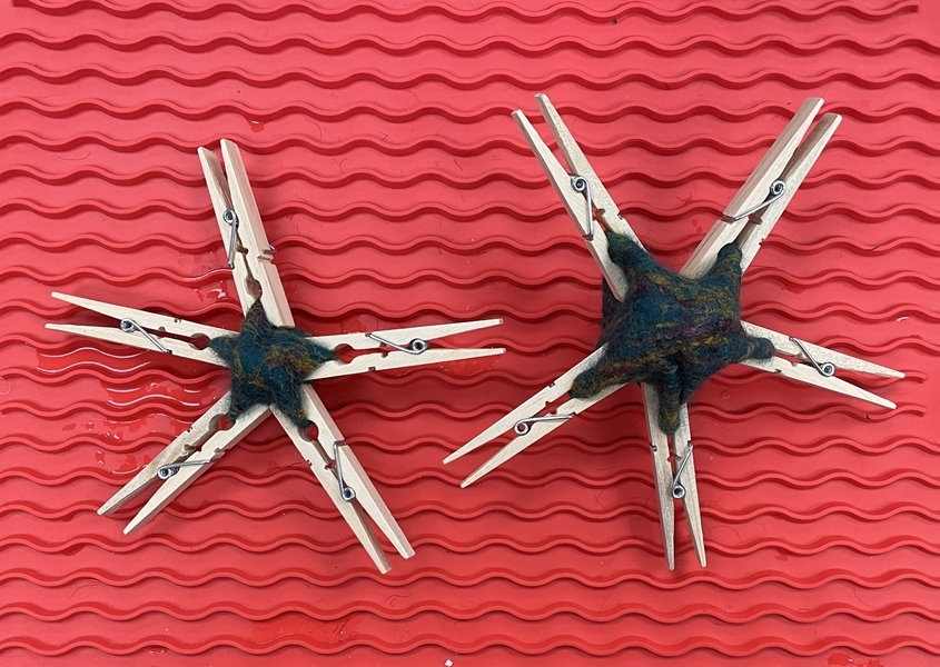 How to Make a 3D Felt Star – Felting and Fiber Studio